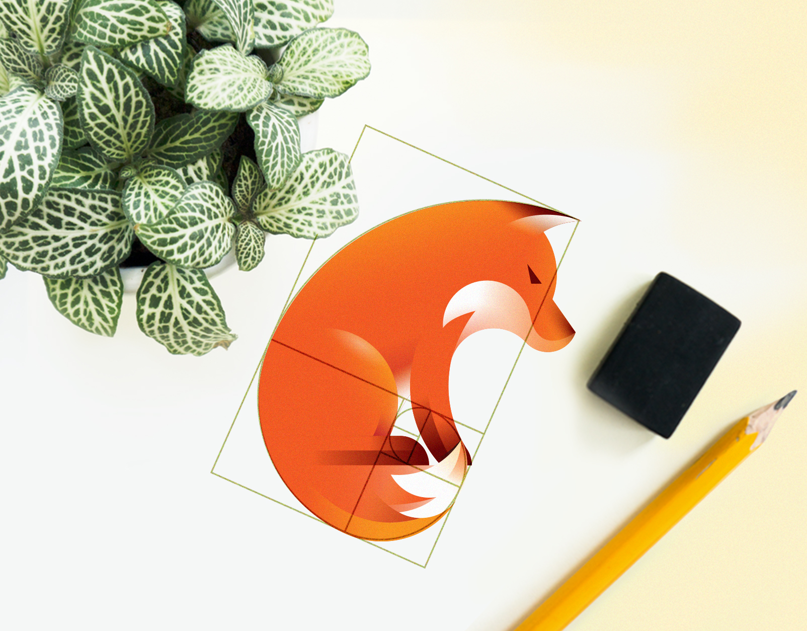 Golden ratio in logo